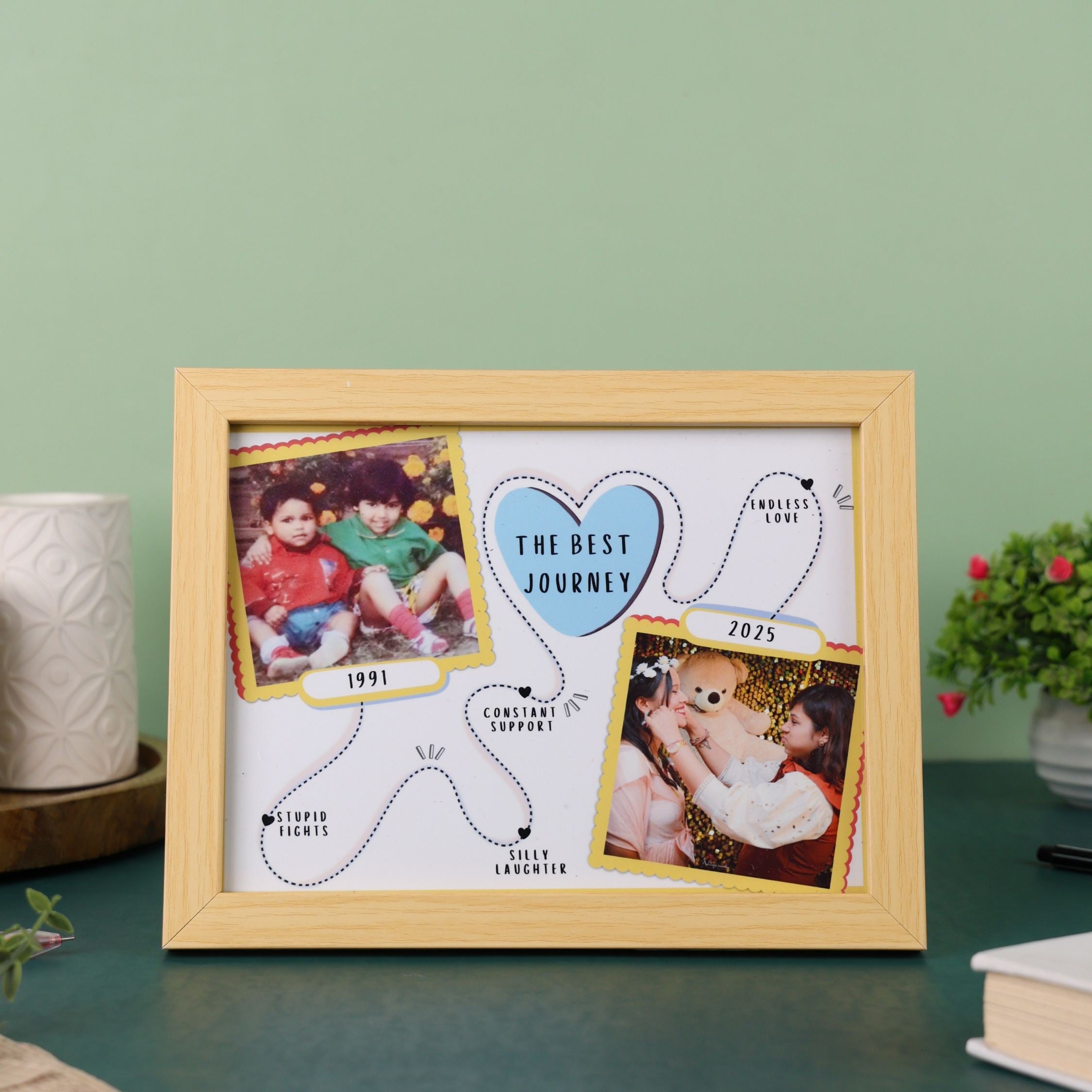 Personalised Best Journey Frame – Giffy